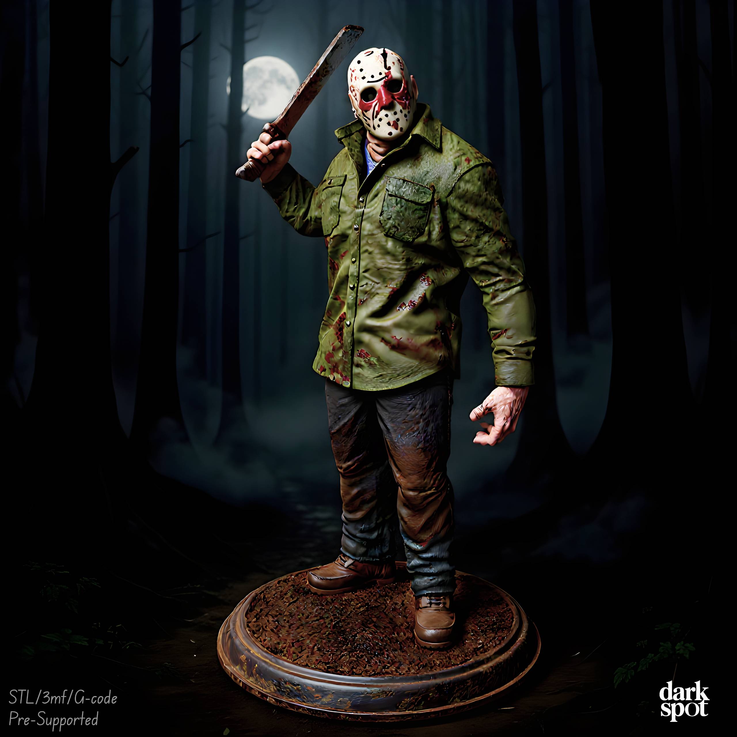 3D Printer Files | 3MF File | Jason Voorhees | Horror Movie Characters ...