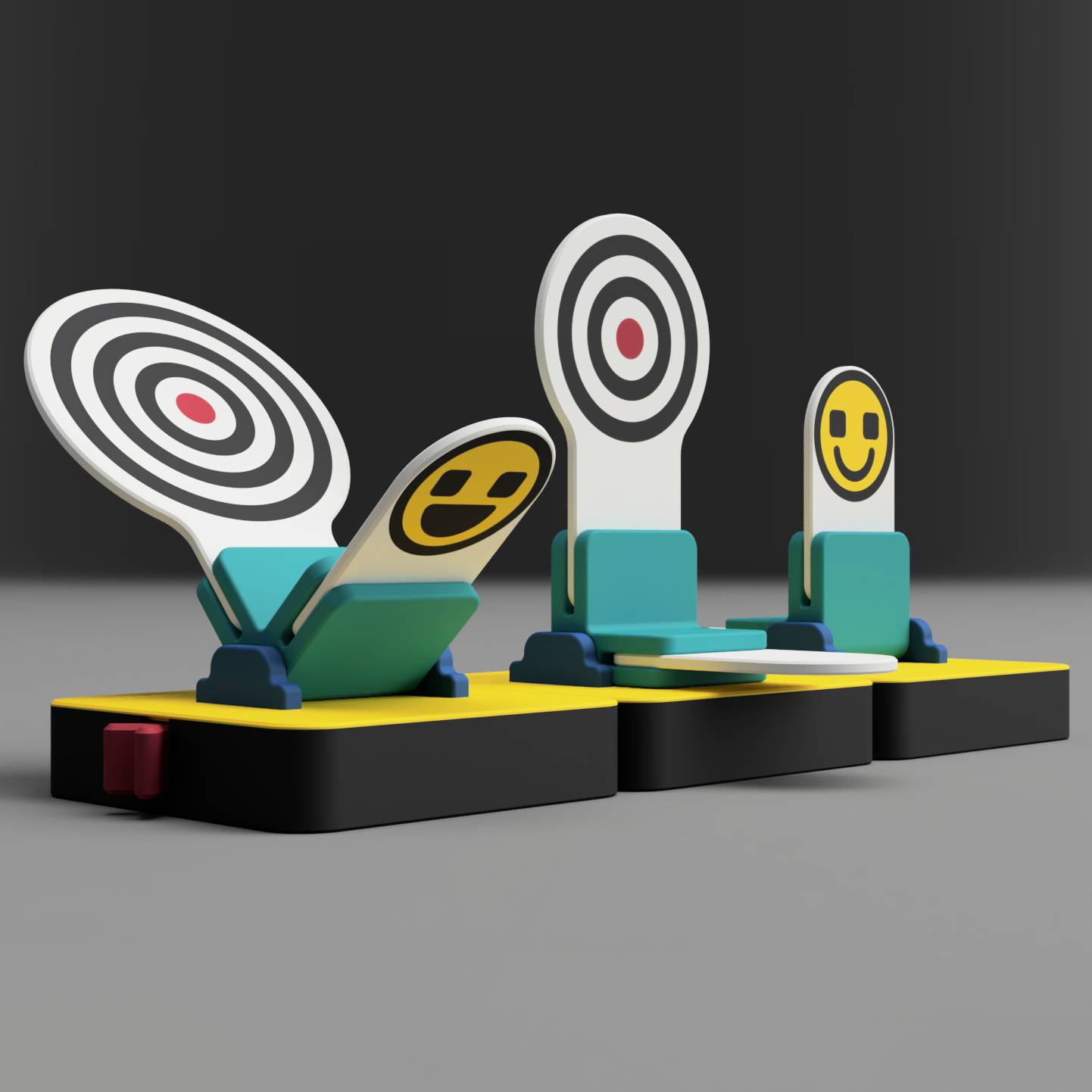 3D Printer Files | 3MF File | Folding targets for Nefr or Airsoft and ...