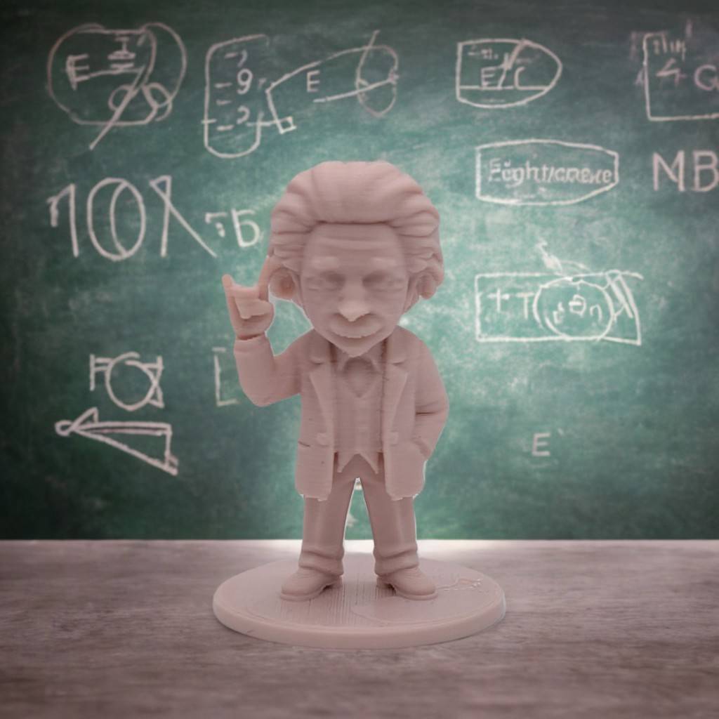 3D Printer Files | 3MF File | Einstein Rocks – Genius With Attitude | Creality Cloud
