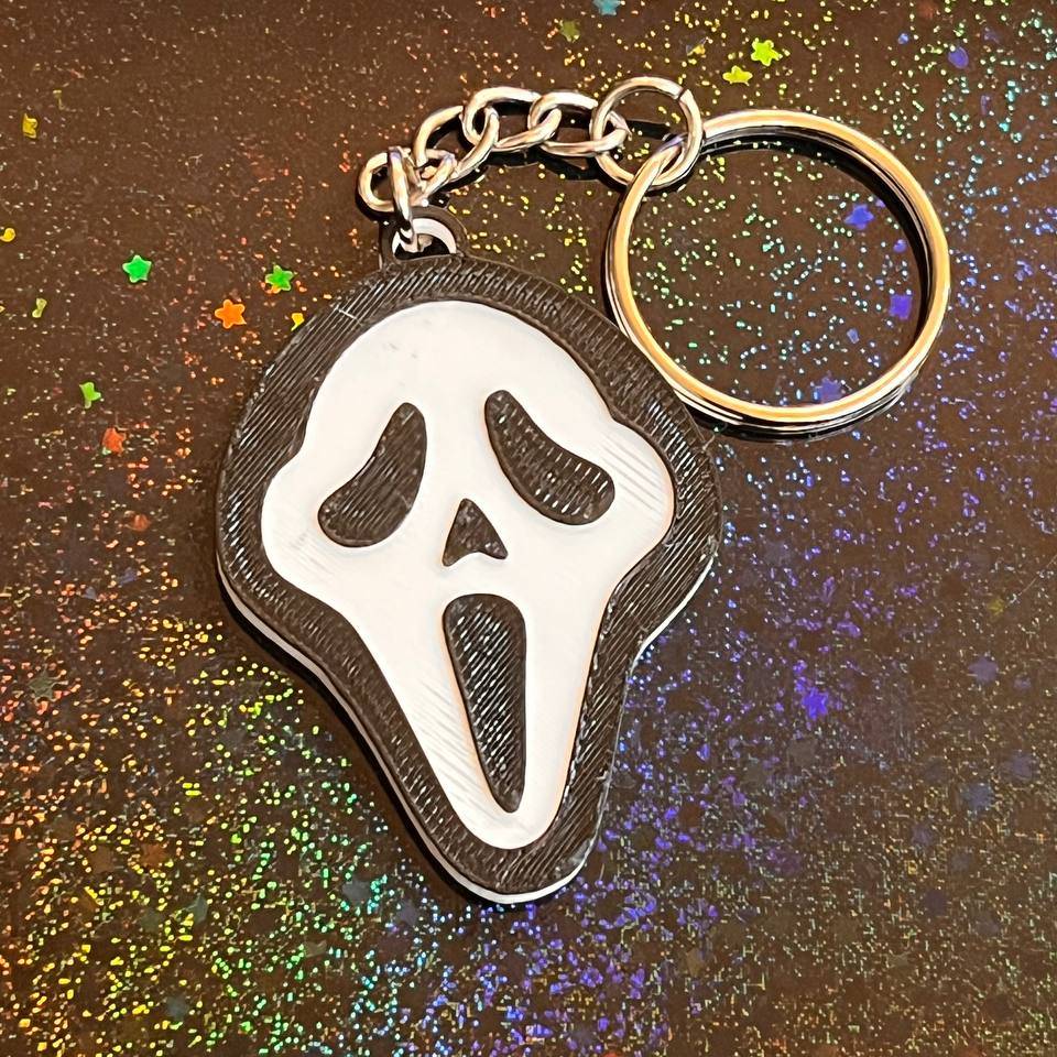 3D Printer Files | 3MF File | Keychain Scream | Creality Cloud