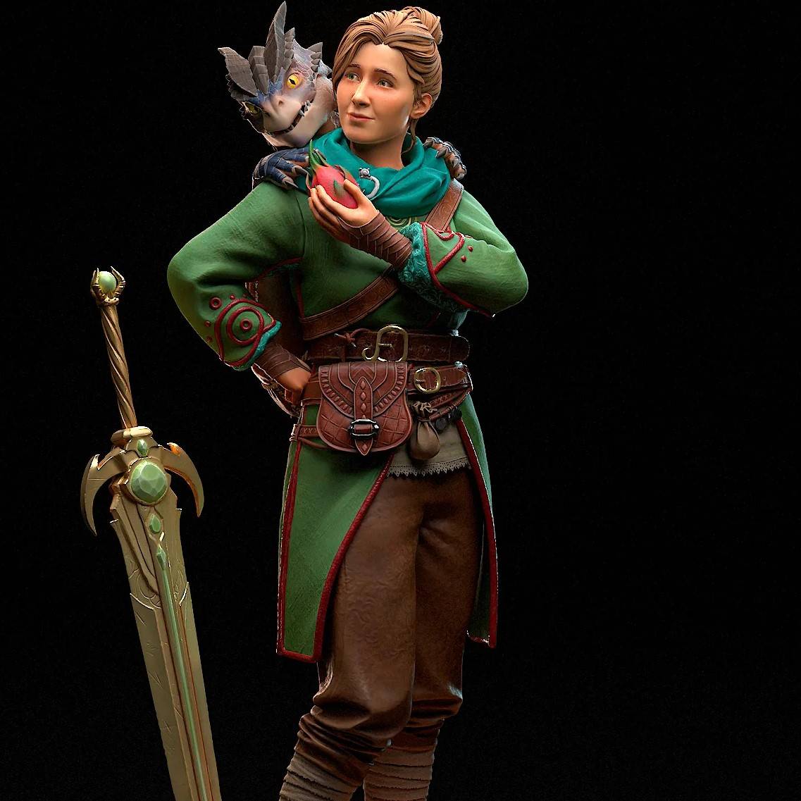 Characters & Creatures STL Download - Zoe – Split Fiction Character ...