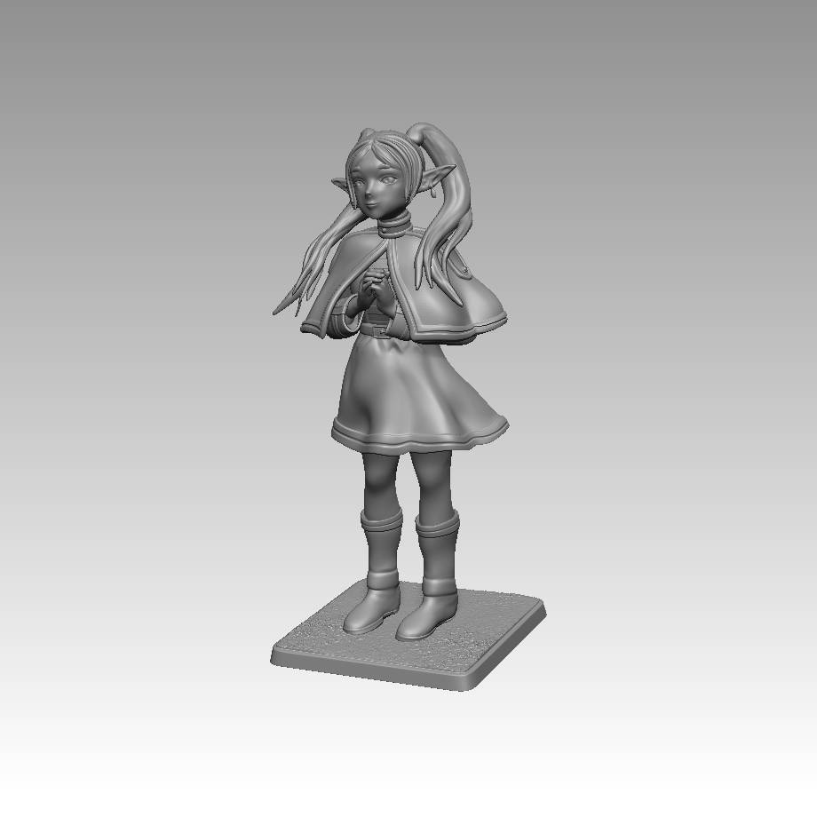 3D Printer Files | 3MF File | Frieren Standing Miniature | Creality Cloud
