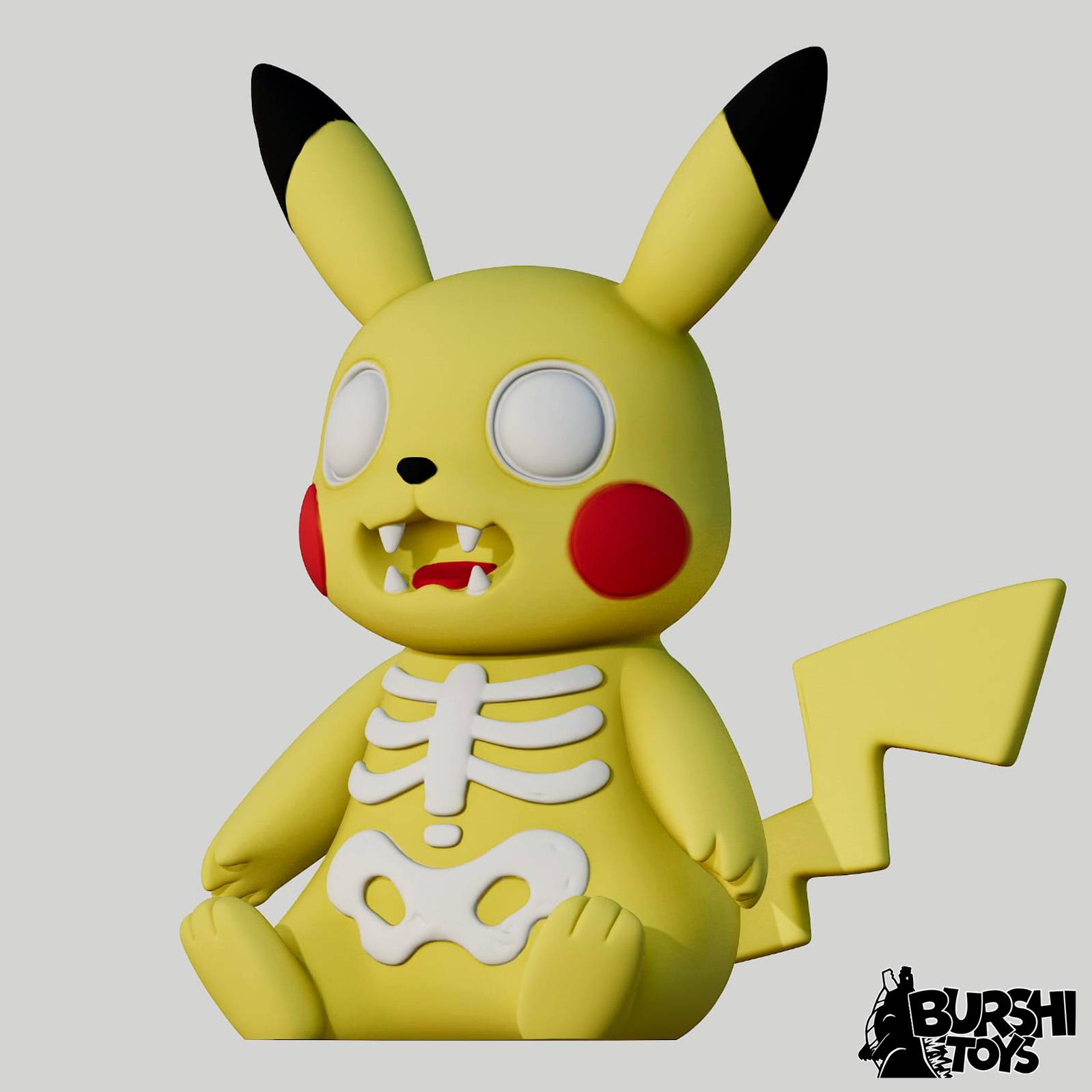 3D Printer Files | 3MF File | Pikachu Halloween edition - zombie ...