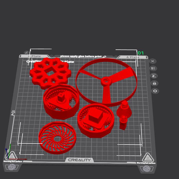 3D Printer Files | 3MF File | Super Heli blade launcher | Creality Cloud