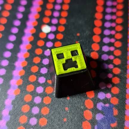 Archivos de impresora 3D | Archivo 3MF | Creeper Keycap | Creality Cloud