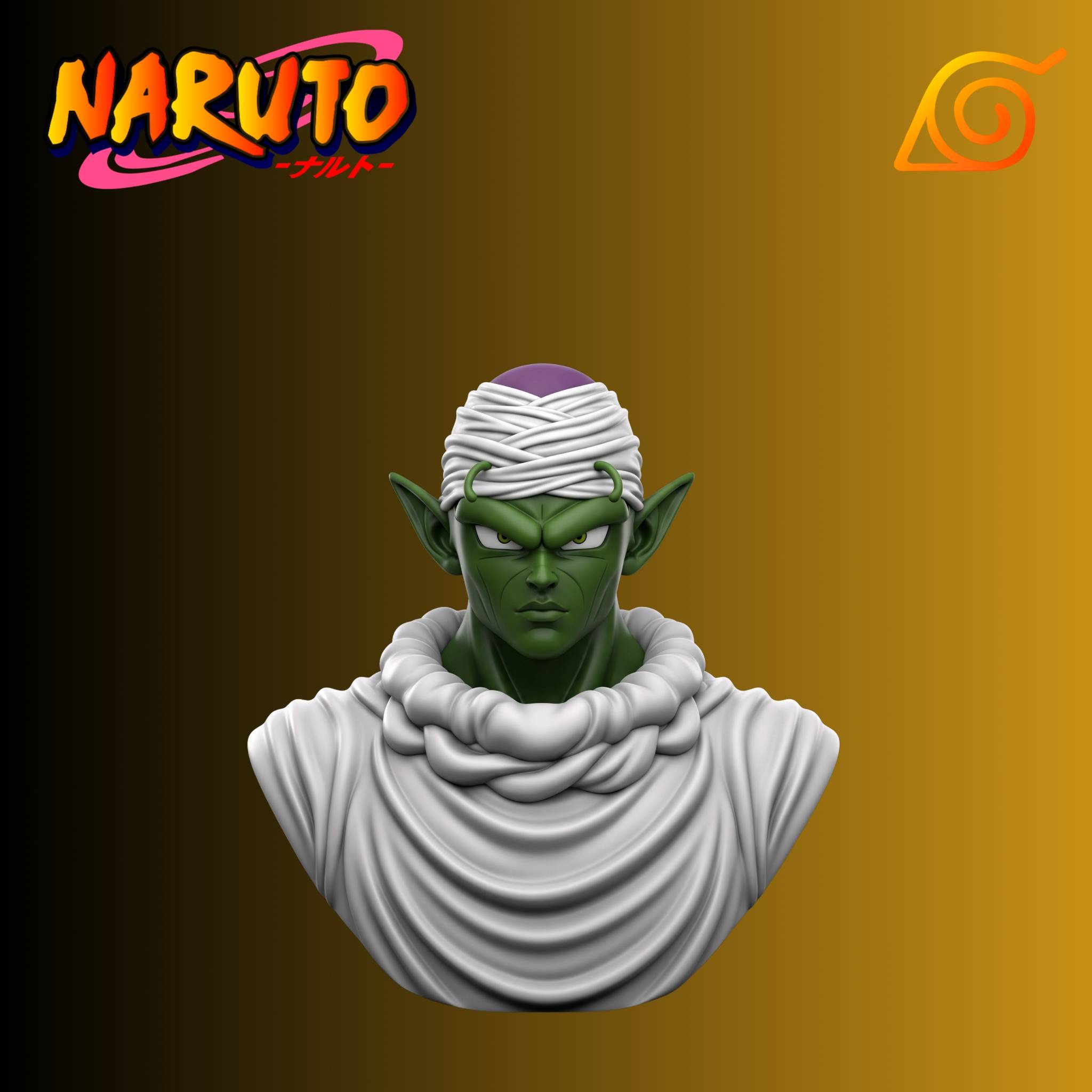 Sculptures & Artworks STL Download - Busto Piccolo Dragon Ballby ...