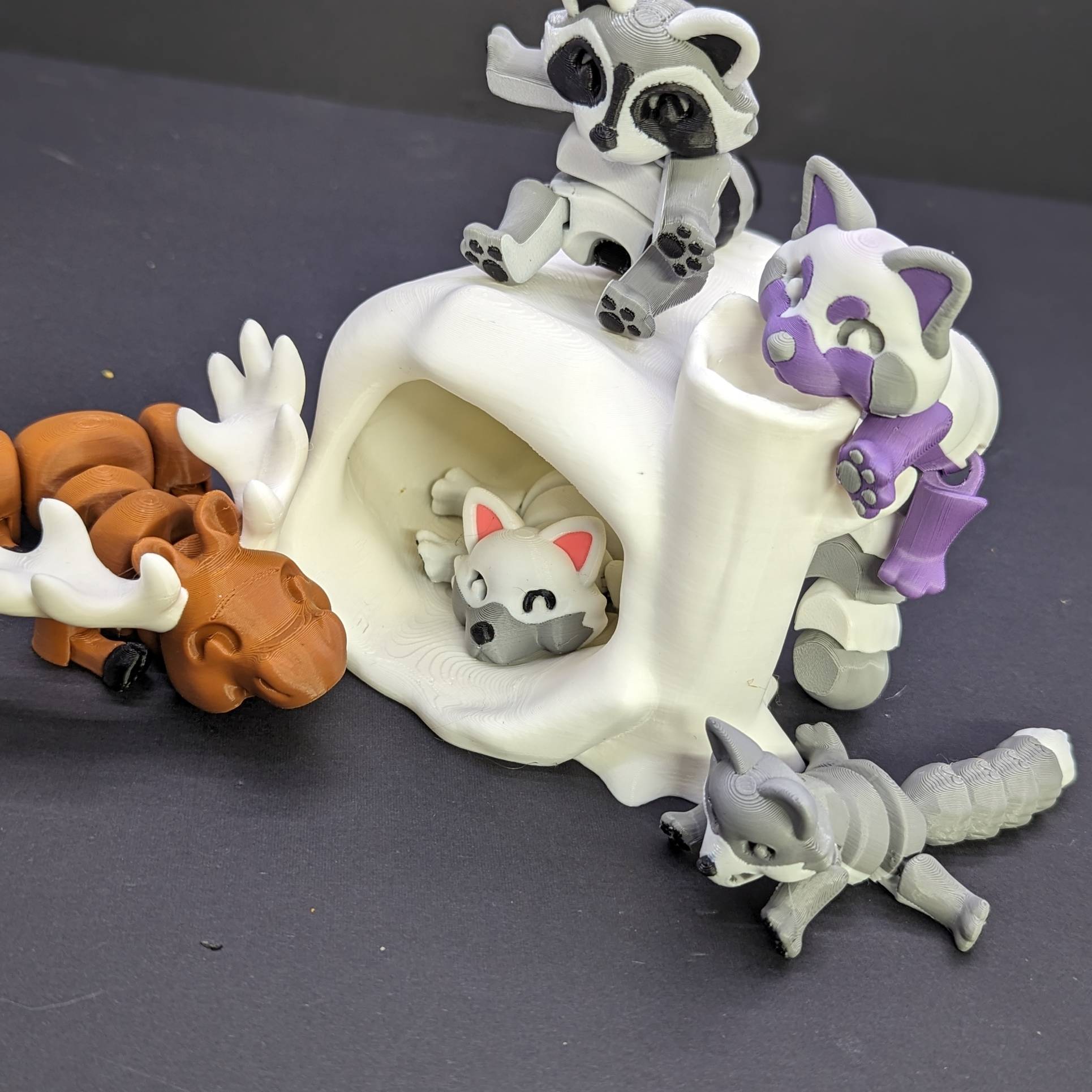 3D Printer Files | 3MF File | Critter Fox Hole Hide - Scaleable ...
