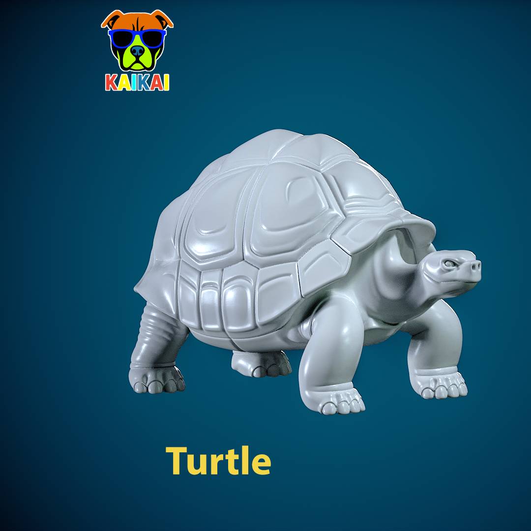 Characters & Creatures STL Download - Turtle model - SeaTurtle statue ...