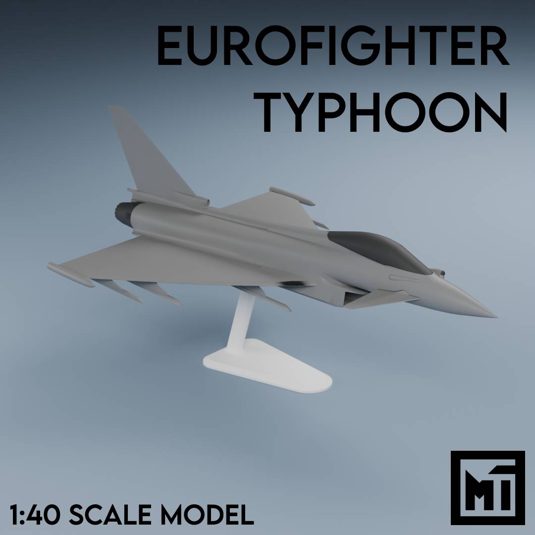 Drones & Aircraft STL Download - Eurofighter Typhoonby MT-Design