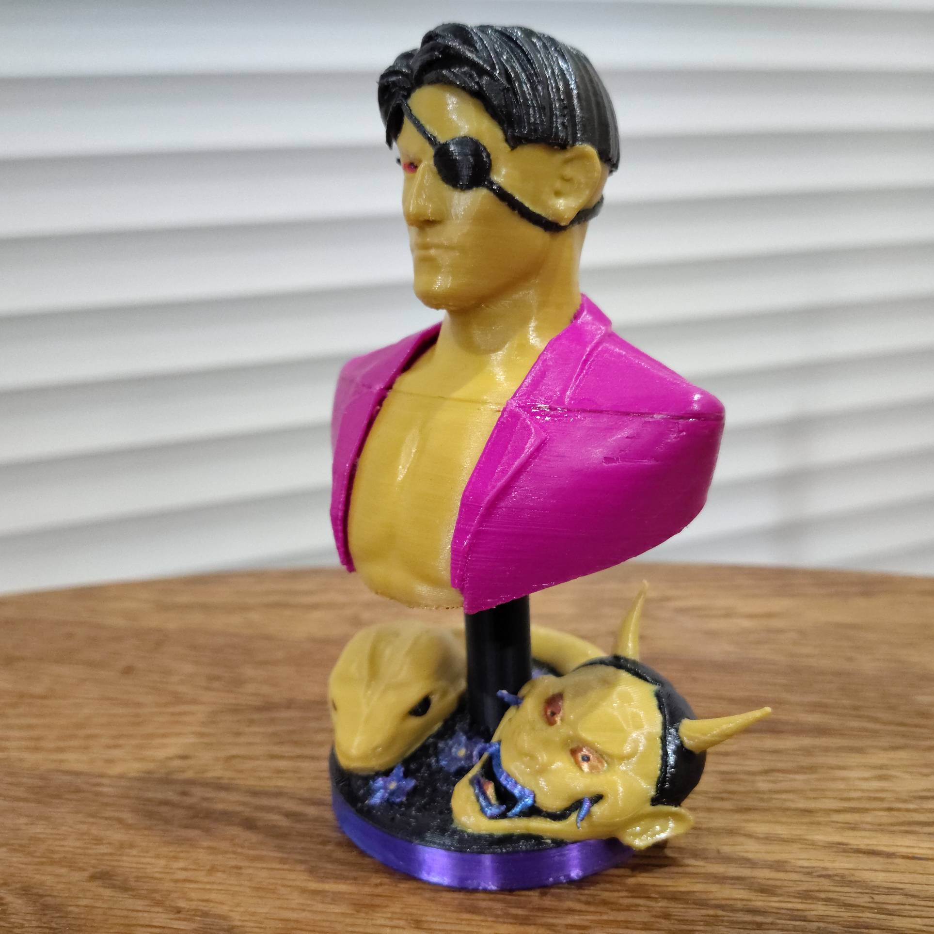 3D Printer Files | 3MF File | Yakuza Majima Goro Bust, hollowed and ...