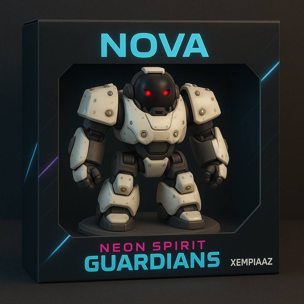 Characters & Creatures STL Download - Xempiaaz Robot - Novaby Xempiaaz