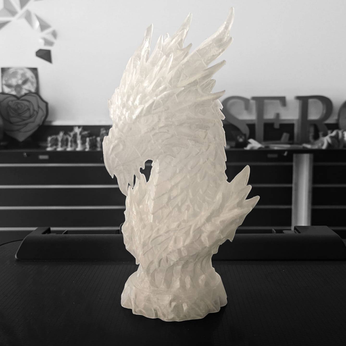 3D Printer Files | 3MF File | Ice Dragon Bust | Creality Cloud