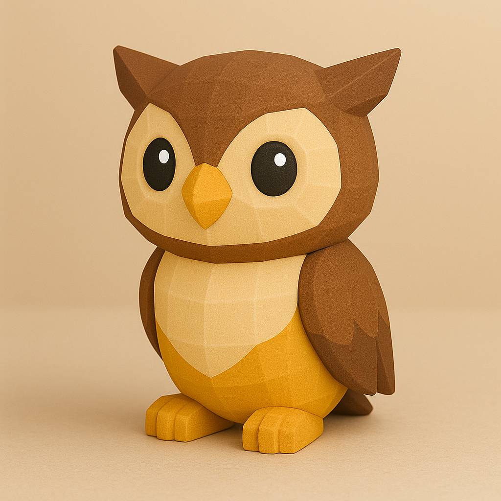 3D Printer Files | 3MF File | Mini Owl | Creality Cloud