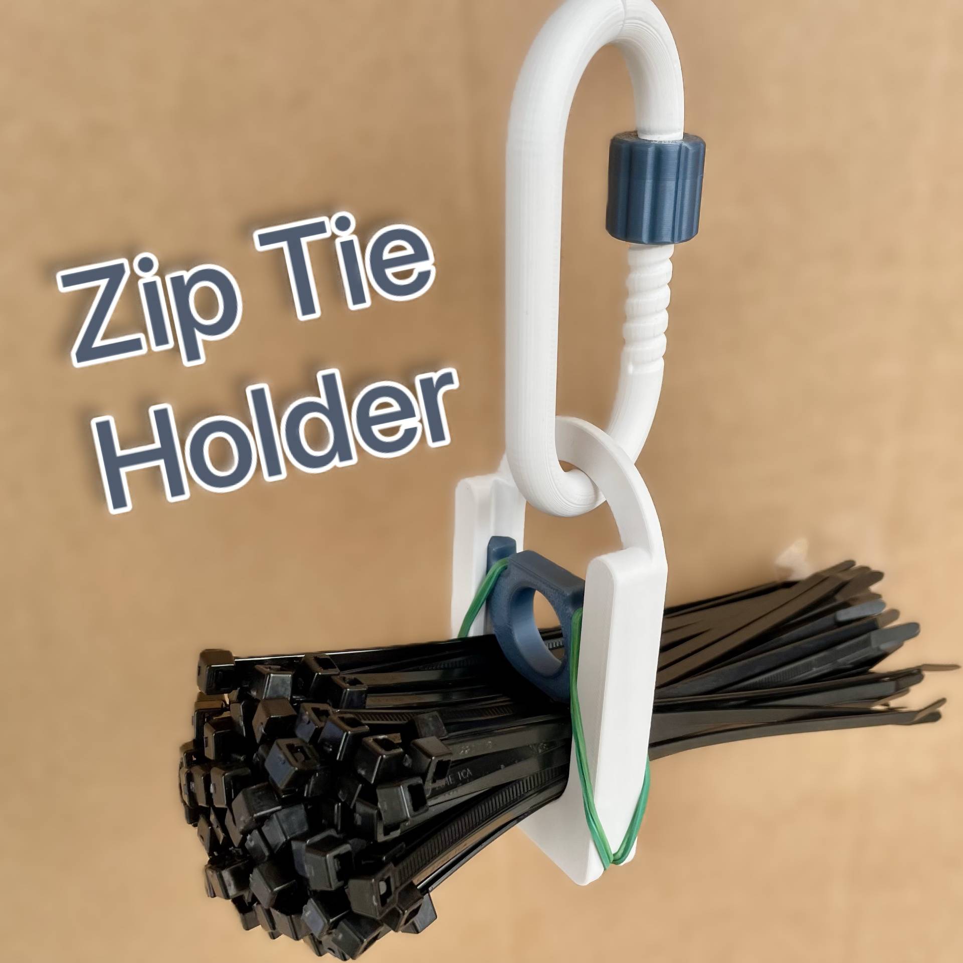 3D Printer Files | 3MF File | Zip Tie Holder | Creality Cloud