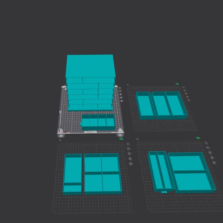 3D Printer Files | 3MF File | Storage Container with drawers | Creality ...