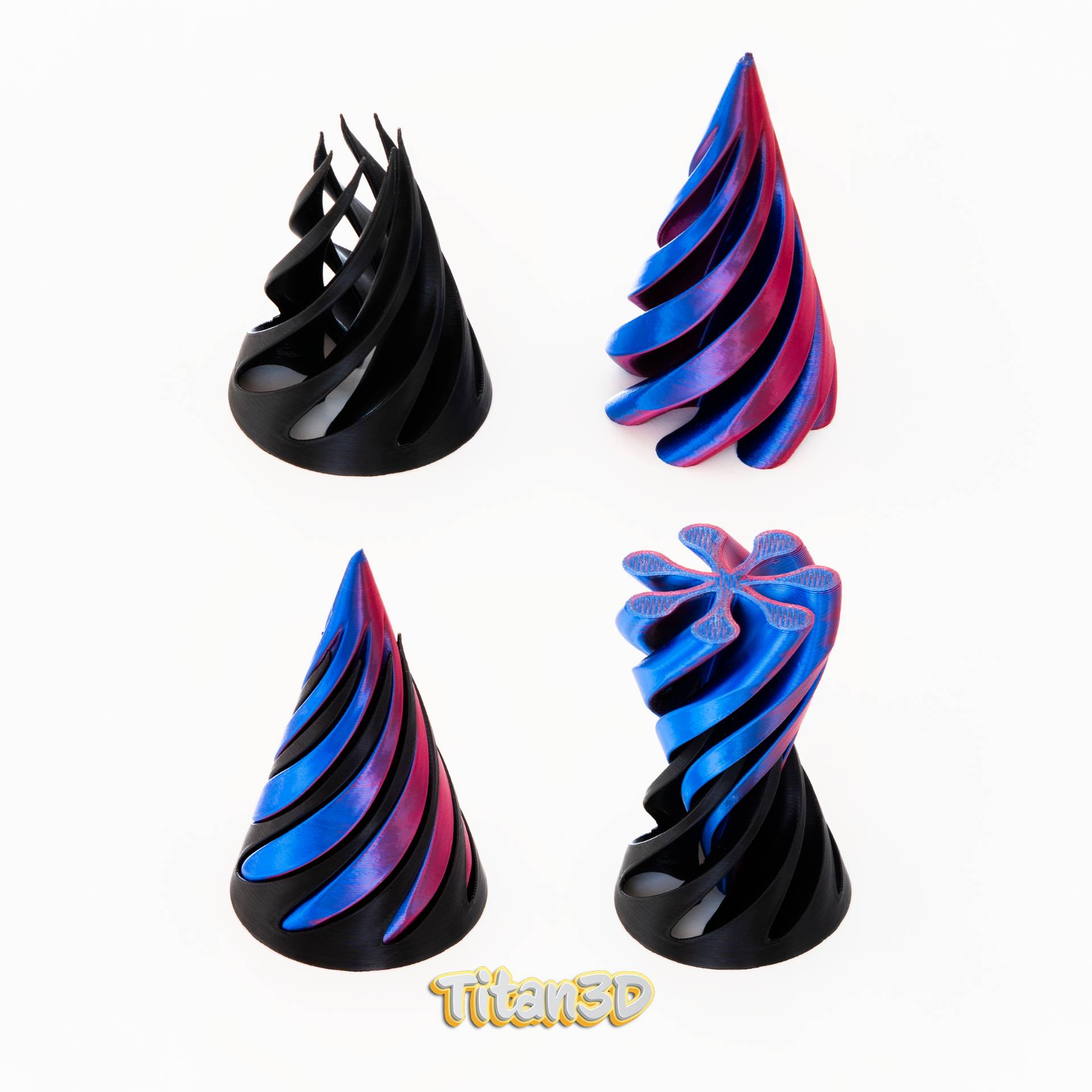 3D Printer Files | 3MF File | Fidget Cone Helix Screw | Creality Cloud