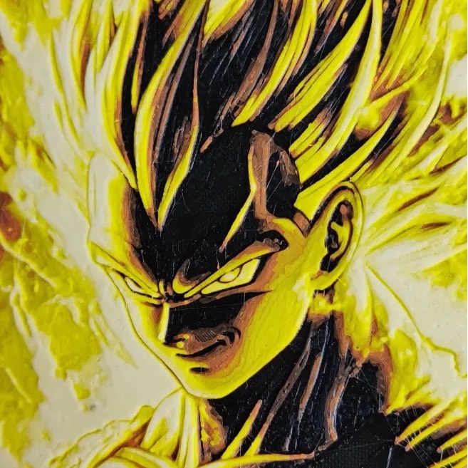 3D Printer Files | 3MF File | Hueforge Vegeta | Creality Cloud