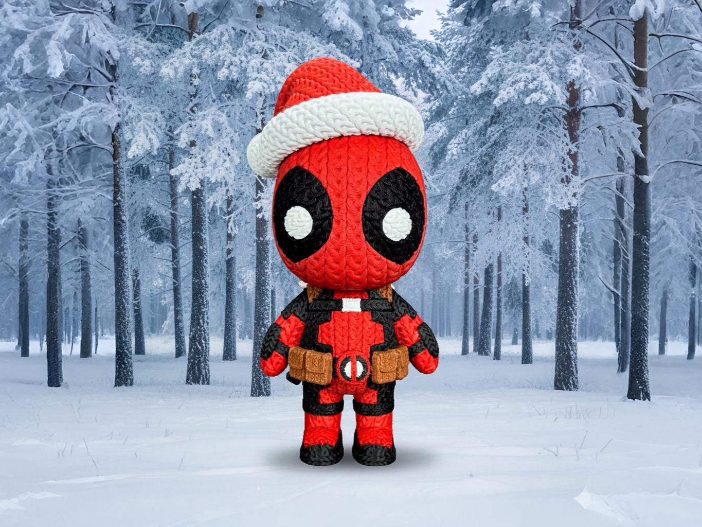 3D Printer Files | 3MF File | Deadpool - Knitted - Crochet - Multipart ...