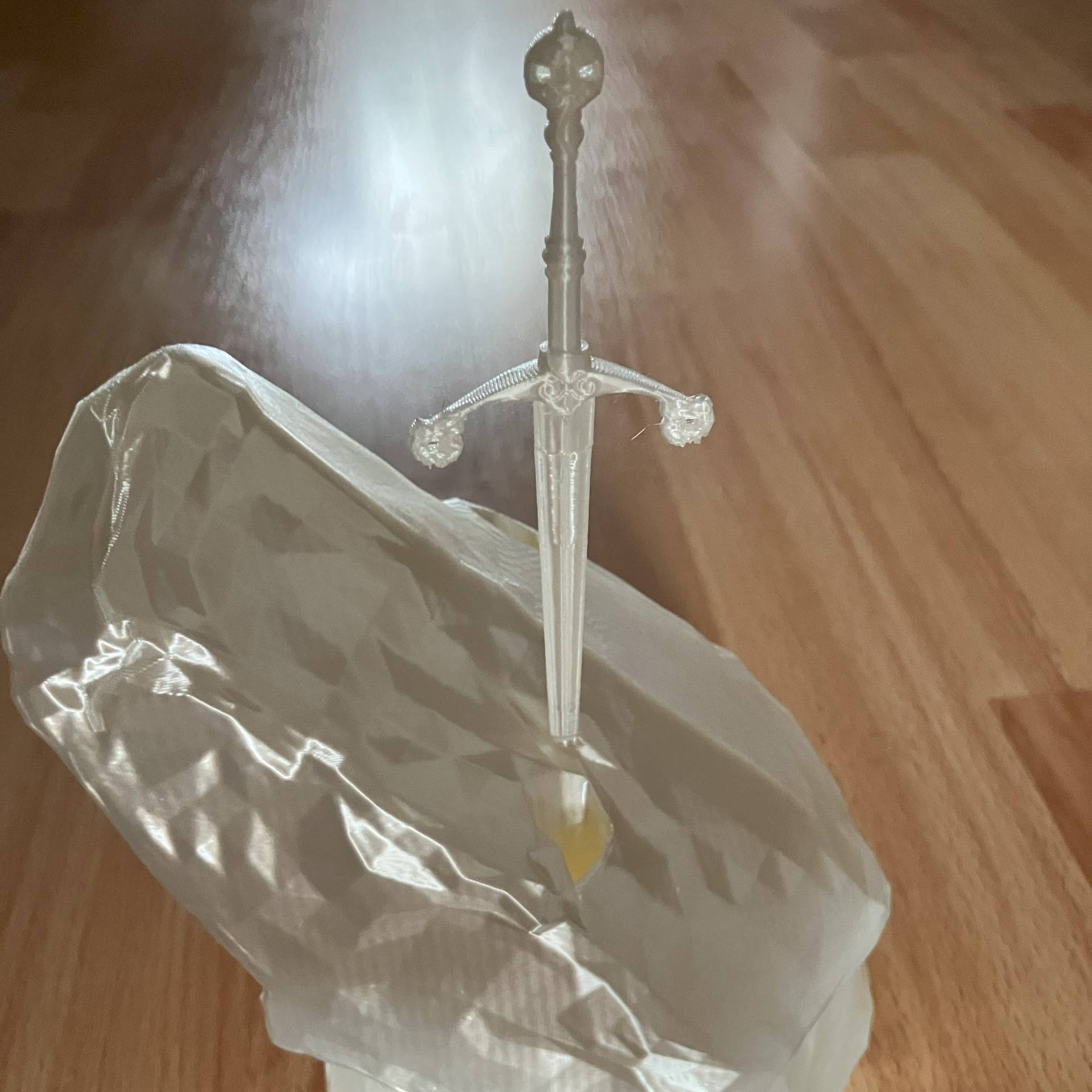 3D Printer Files | 3MF File | Aerondight Sword in Stone - The Witcher 3 ...