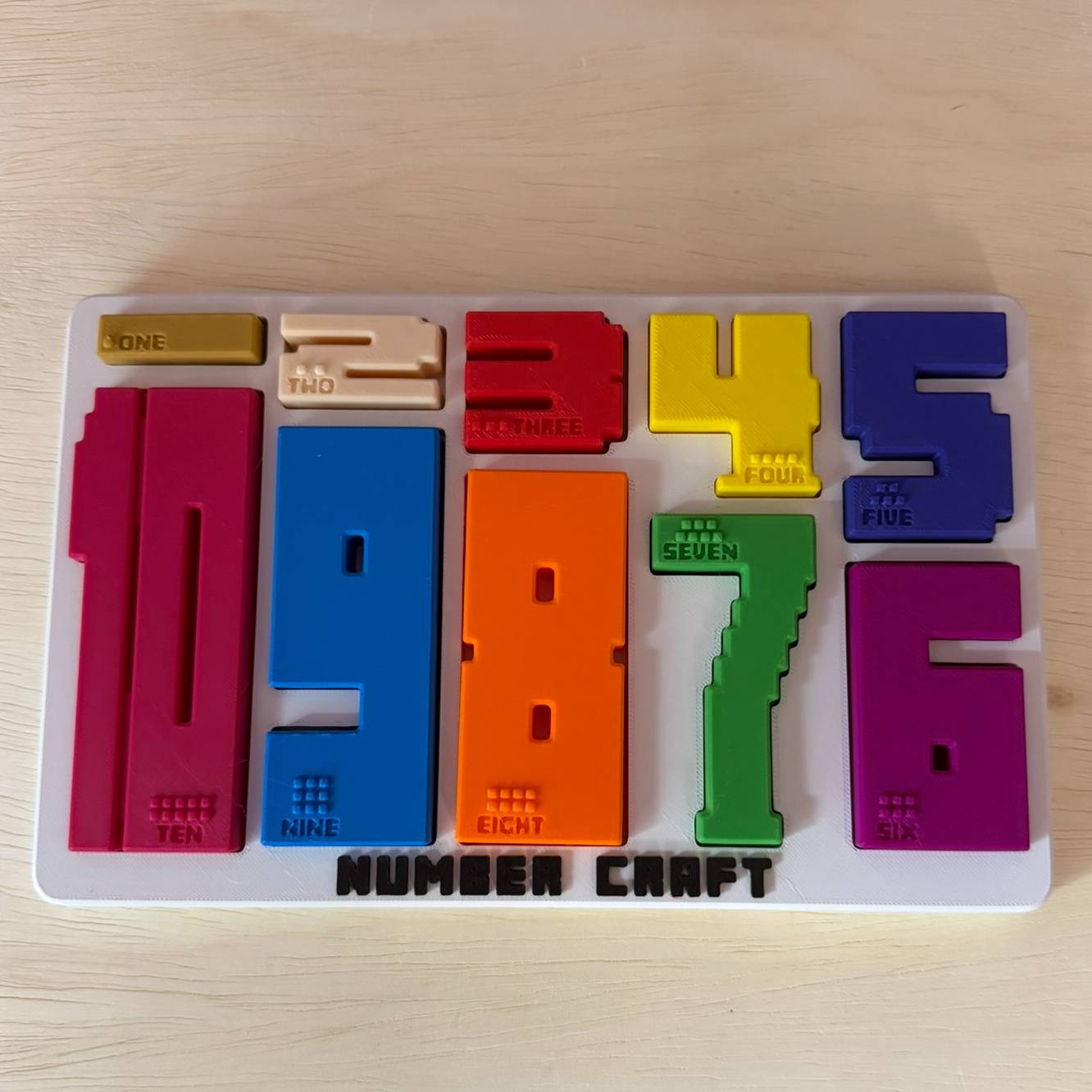 3D Printer Files | 3MF File | Number Craft : Stack, Solve, and Build ...
