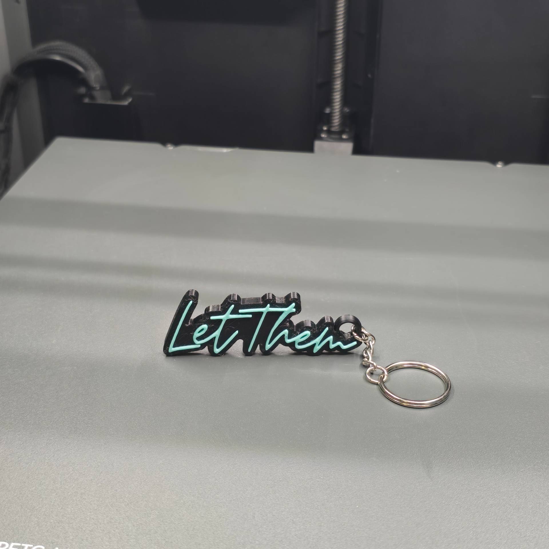 3D Printer Files | 3MF File | Let Them Keychain | Creality Cloud