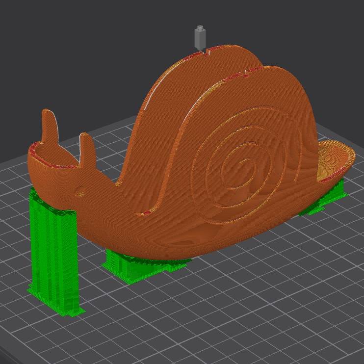3D Printer Files | 3MF File | Snail Coil Holder | Creality Cloud