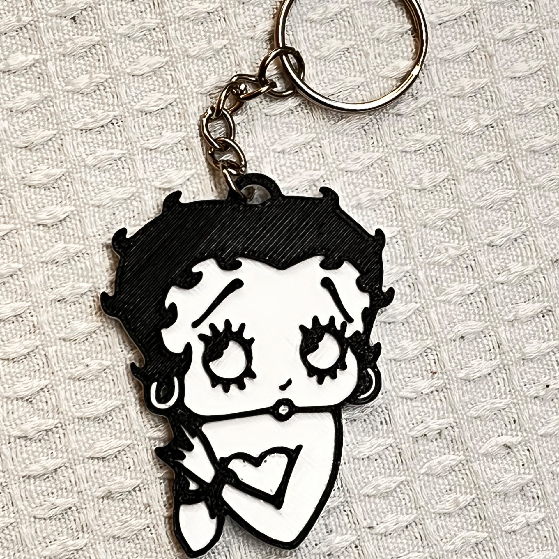3D Printer Files | 3MF File | Keychain Betty Boop | Creality Cloud