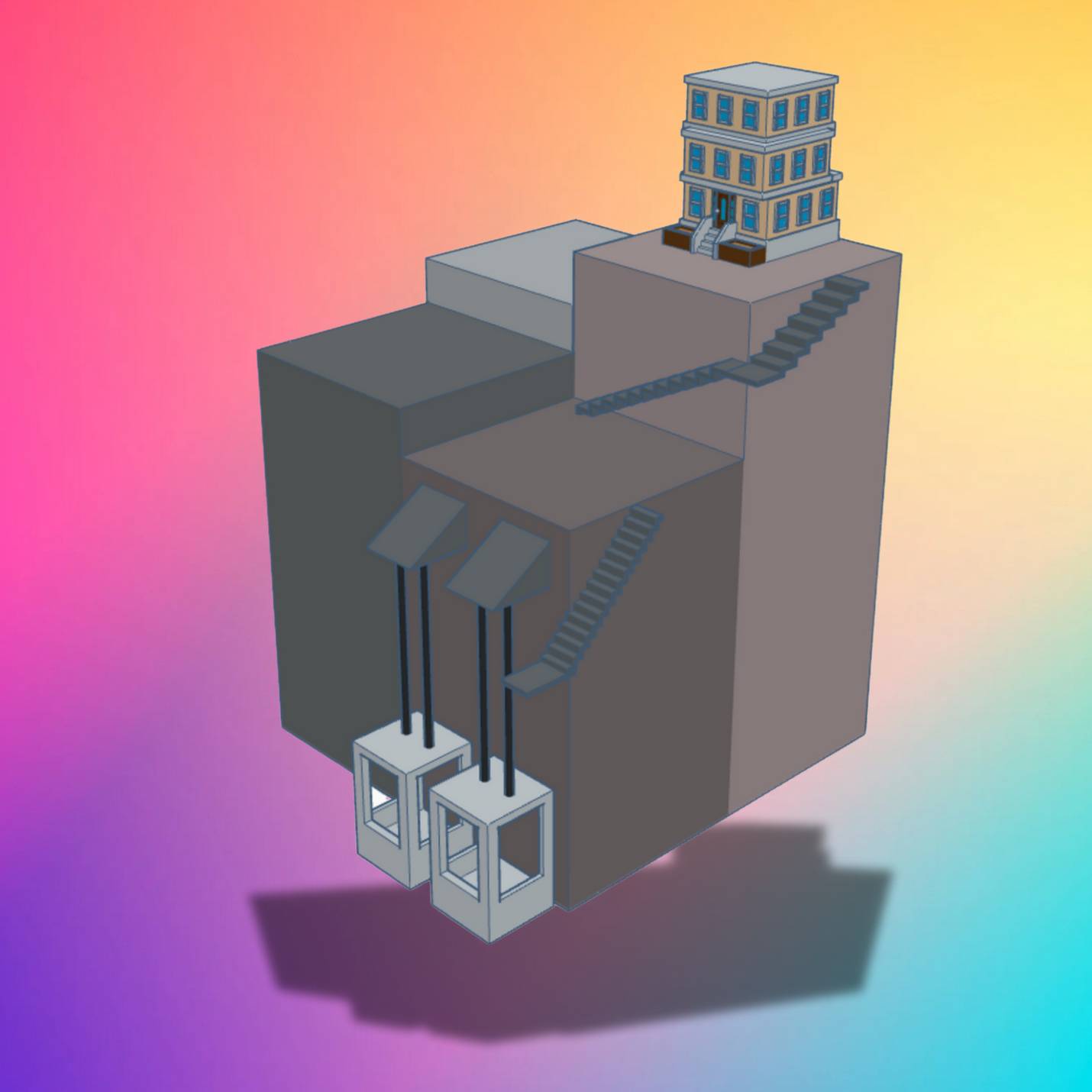 Other STL Download - Concept Gang Beasts video game mapby Max-Prints