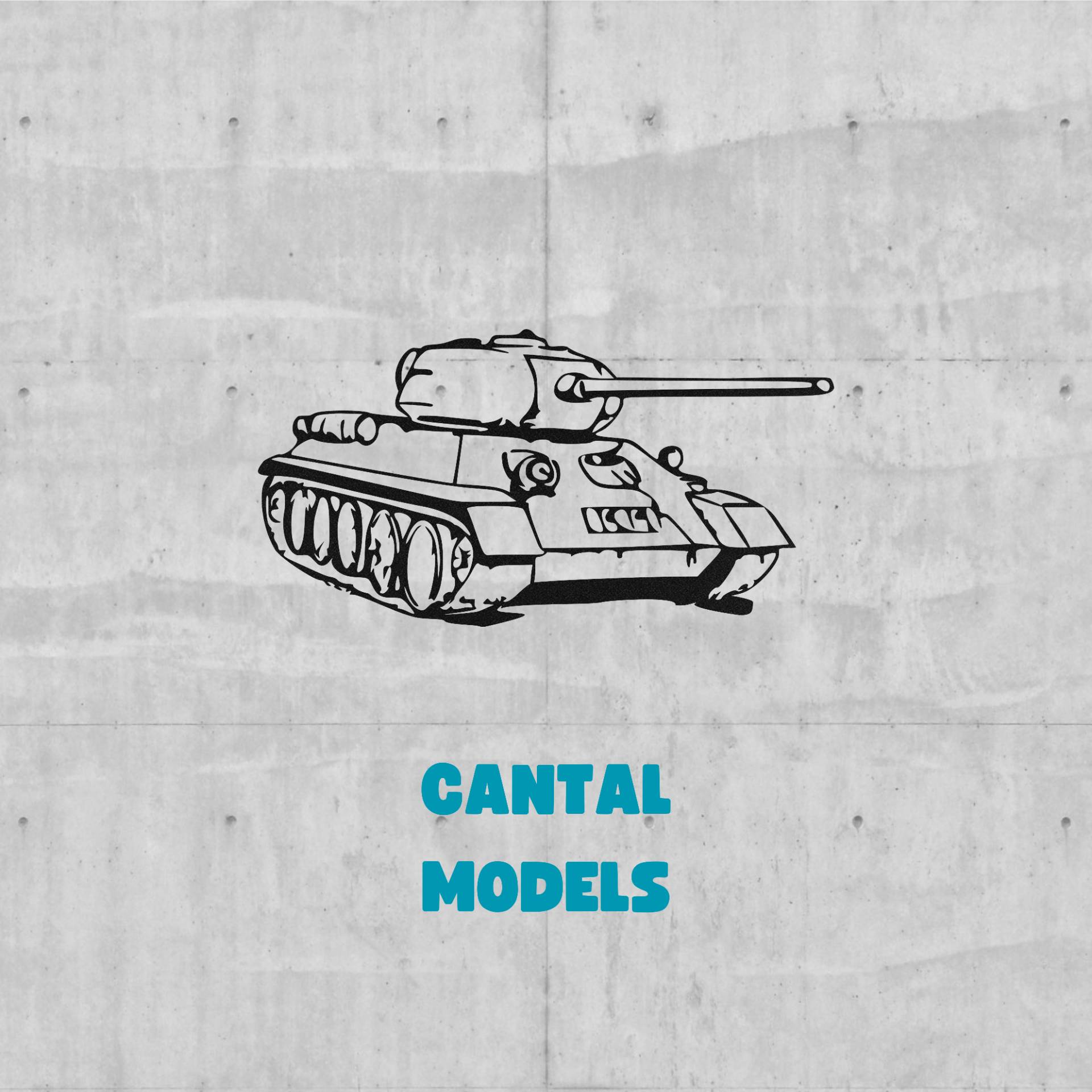 3d yazıcı baskı modelleri | 3MF | T-34-85 WW2 TANK | 2D DUVAR RESMI ...
