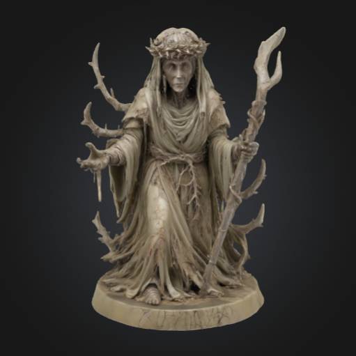 Characters & Creatures STL Download - VELDRA – The Thorned Oracleby ...