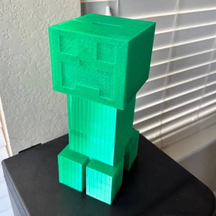 3D Printer Files | 3MF File | MInecraft Creeper Bank/ Secret storage ...