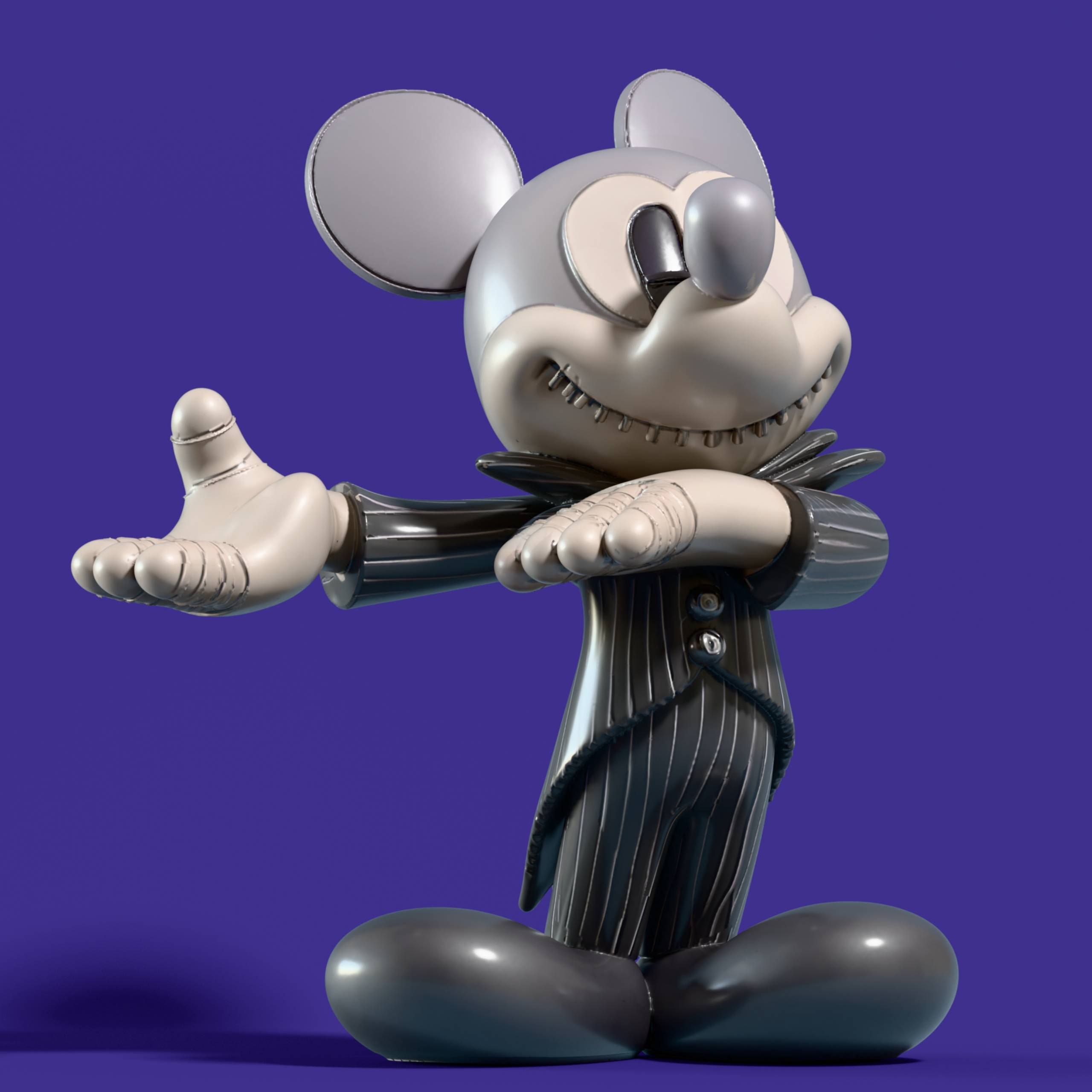 3D Printer Files | 3MF File | MIckey Jack Skellington Fan Art ...