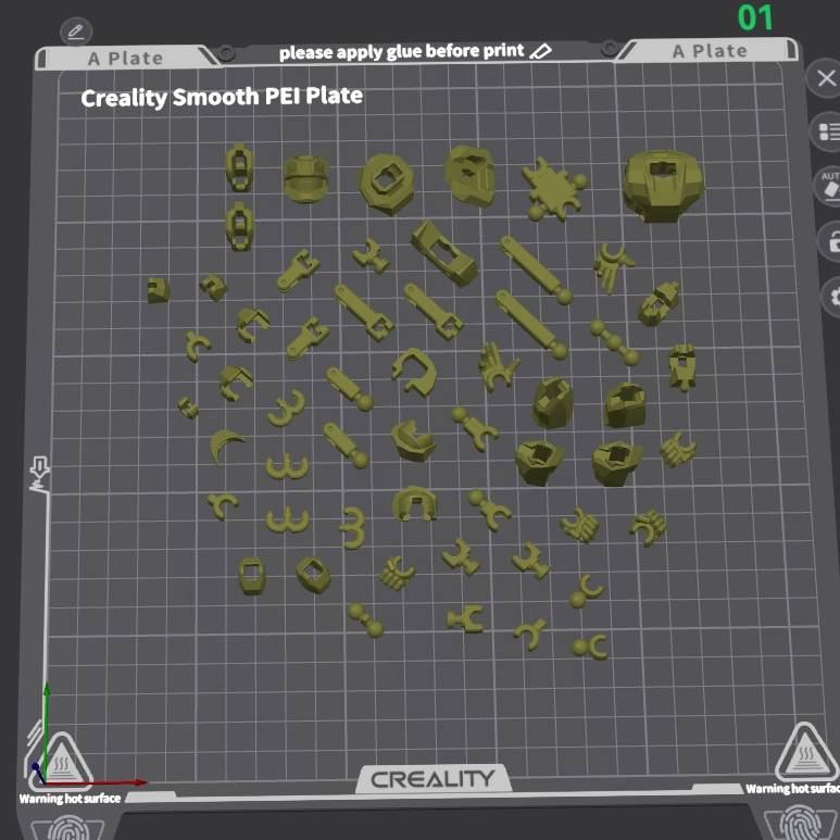 3D Printer Files | 3MF File | Dummy 13 Spartan | Creality Cloud