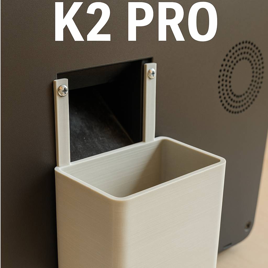 3D Printer Files | 3MF File | K2 PRO ONLY!!! Poop Bucket chute 2 ...