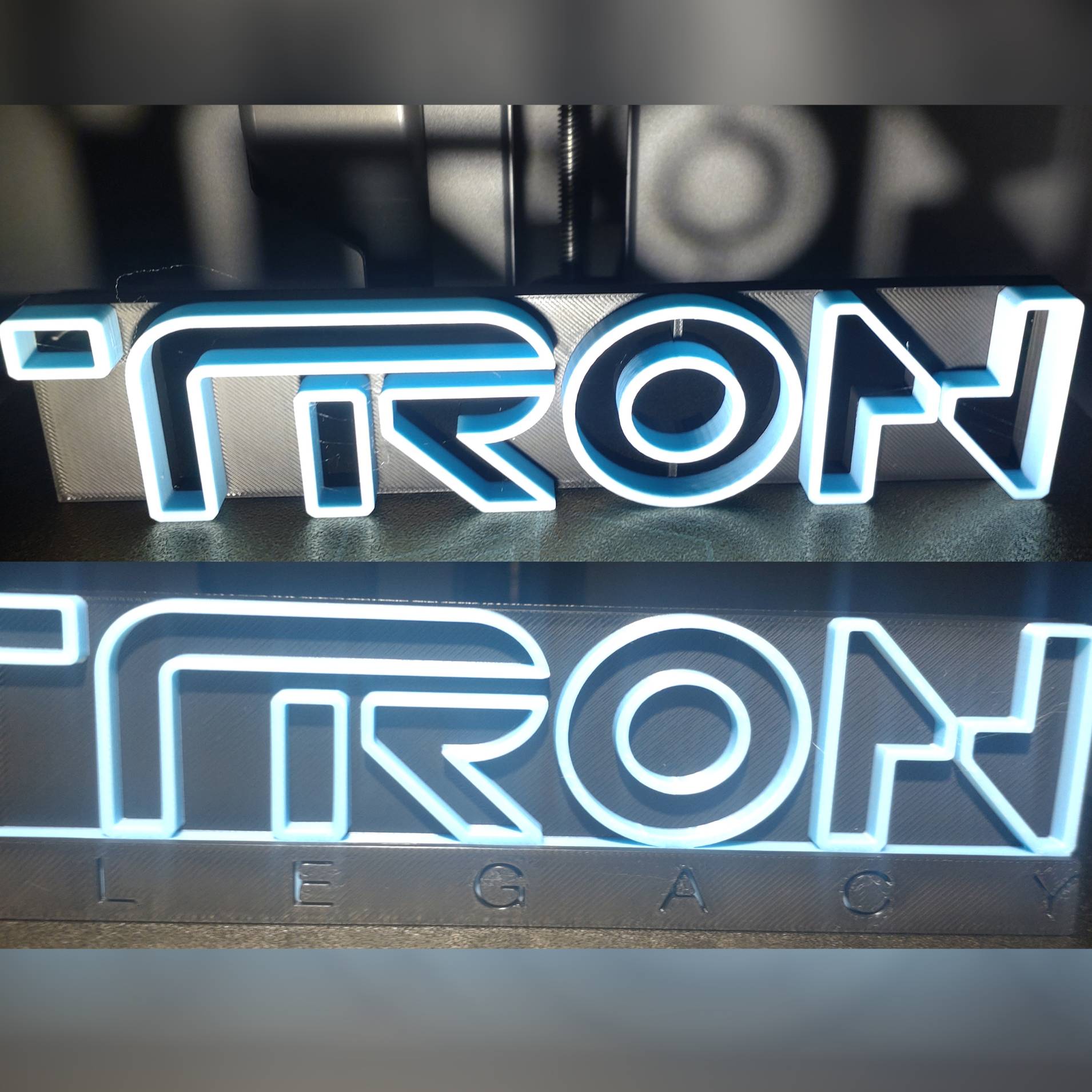 3D Printer Files | 3MF File | Tron Legacy Logo | Creality Cloud