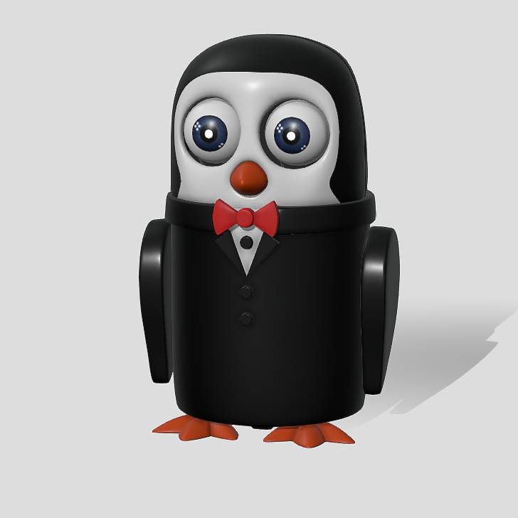 Characters & Creatures STL Download - Creepy Penguinby neagww