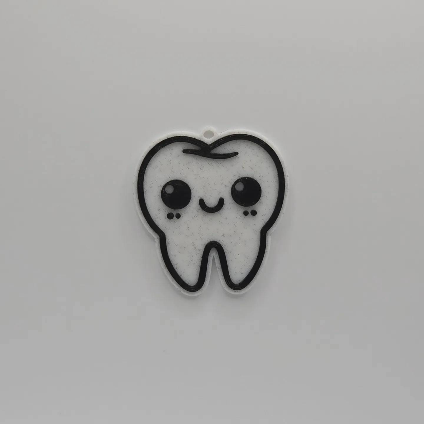 Archivos de impresora 3D | Archivo 3MF | Cute Tooth Keychain #1 ...
