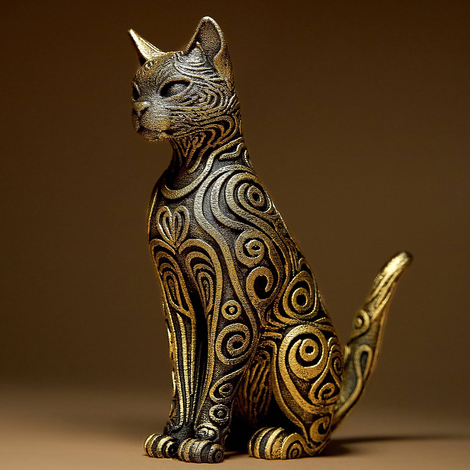 3D Printer Files | 3MF File | Designer CAT Sculpture | Creality Cloud