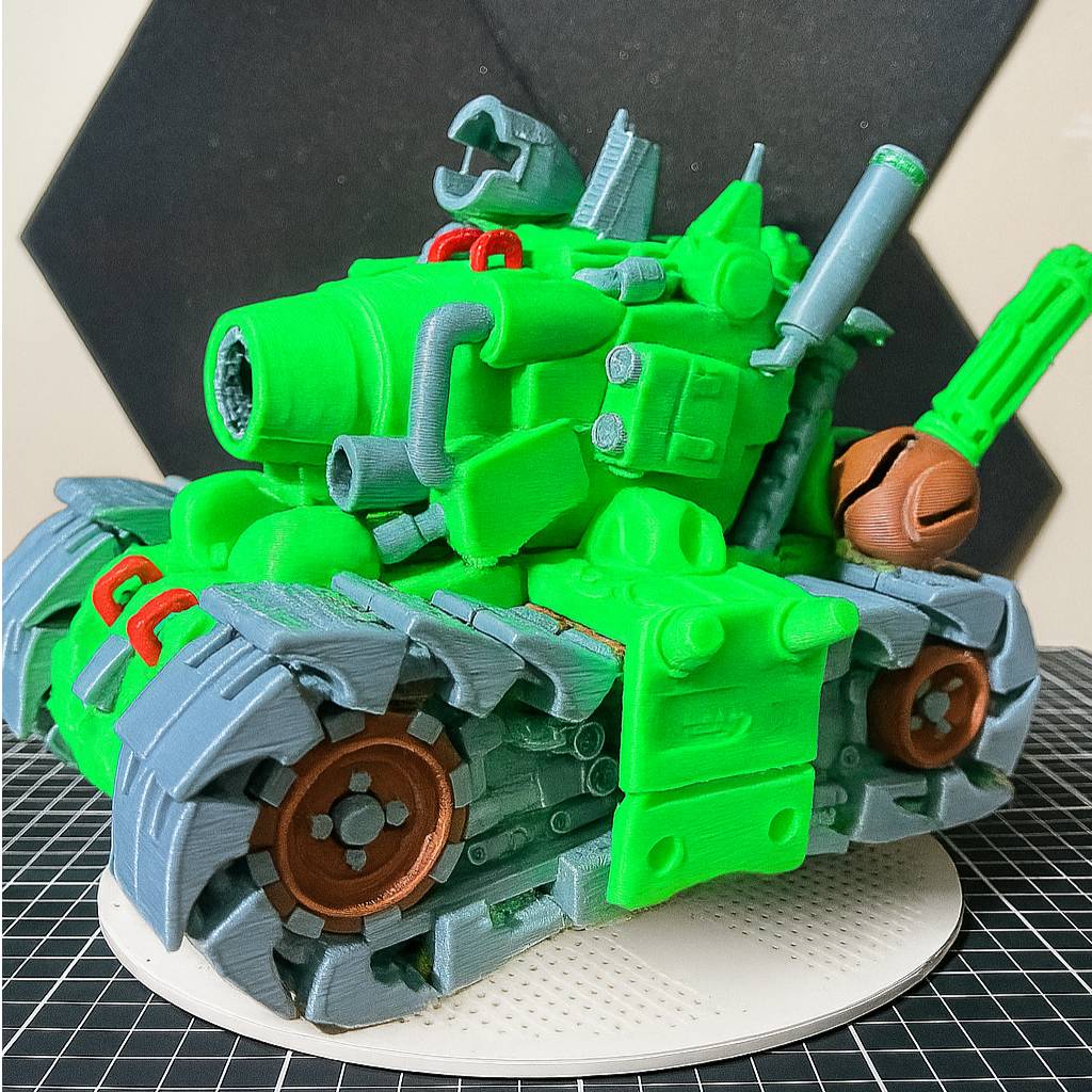 3D Printer Files | 3MF File | Metal Slug Tank SV-001/II | Creality Cloud