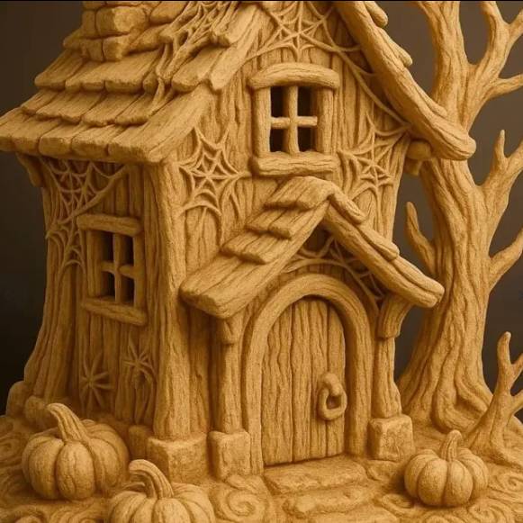 3D Printer Files | 3MF File | house halloween | Creality Cloud