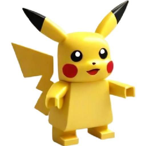 Characters & Creatures STL Download - Lego Pikachuby Seba B