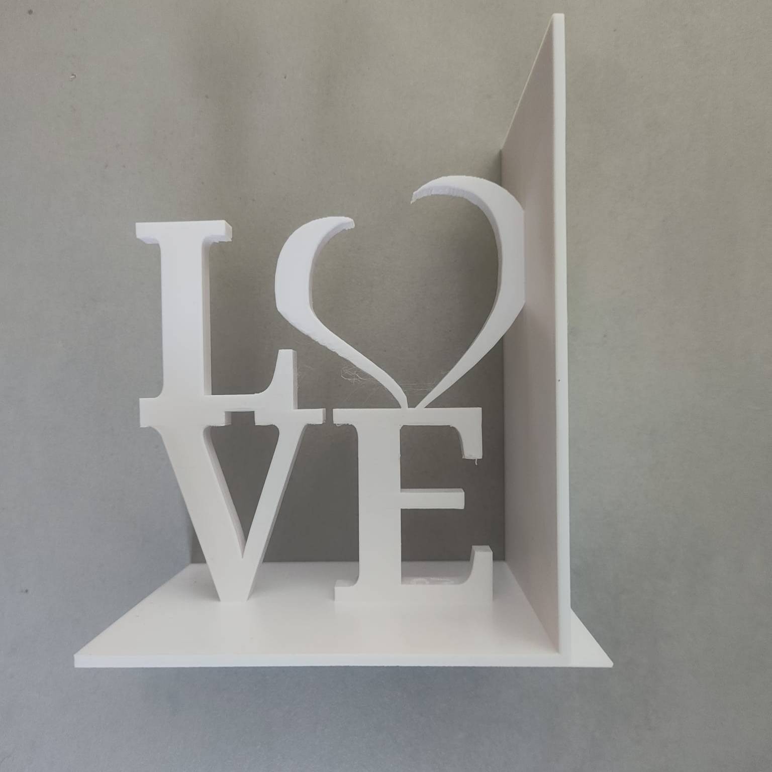 3D Printer Files | 3MF File | LOVE Bookend Artistic & Romantic Design ...