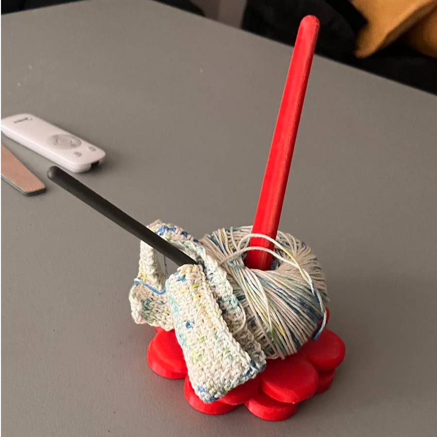 3D Printer Files | 3MF File | Yarn holder spinner flower | Creality Cloud