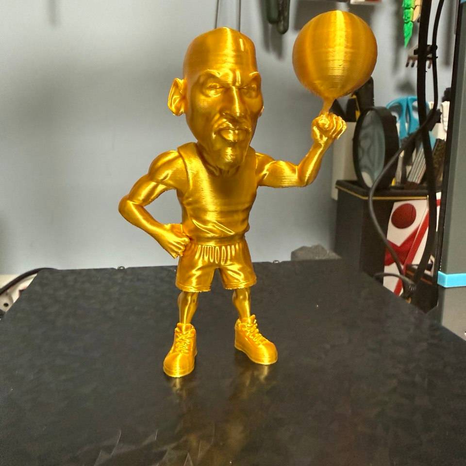 3D Printer Files | 3MF File | Michael Jordan - Finger Spin | Creality Cloud