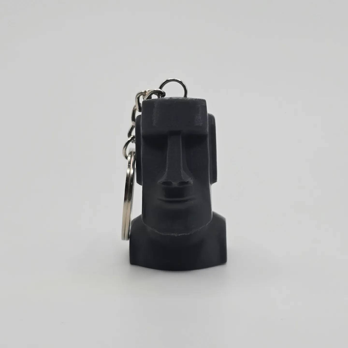 3D Printer Files | 3MF File | Moai Face Keychain (Remix) | Creality Cloud