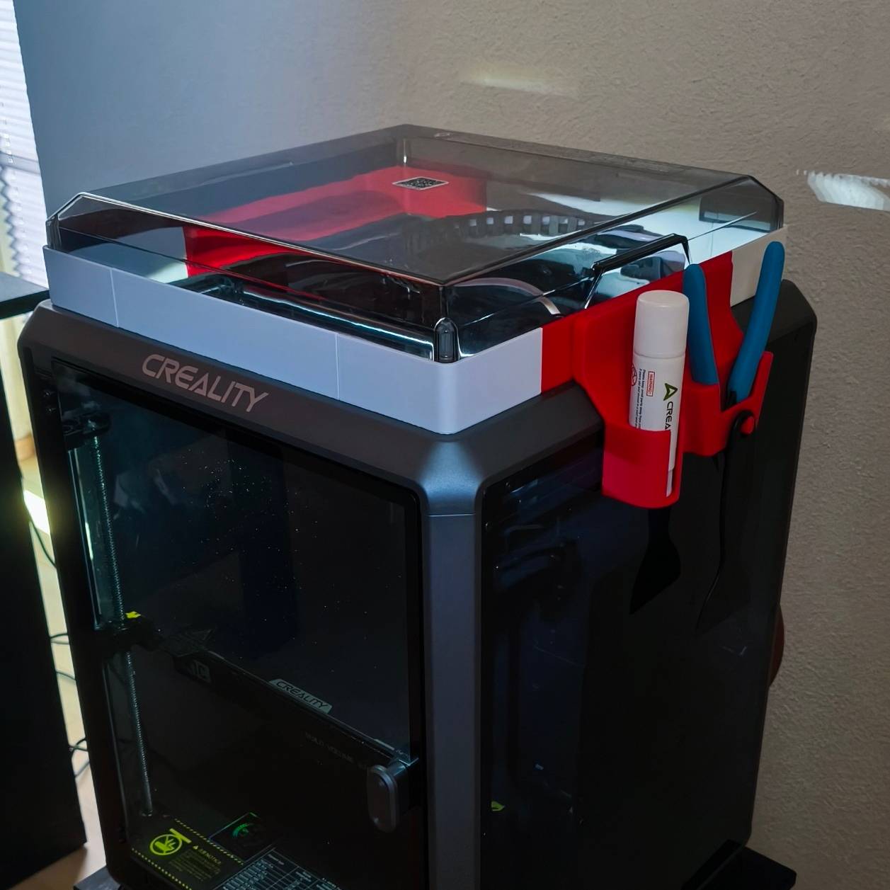 3D Printer Files | 3MF File | Lid Riser with Tool Holder | Creality Cloud