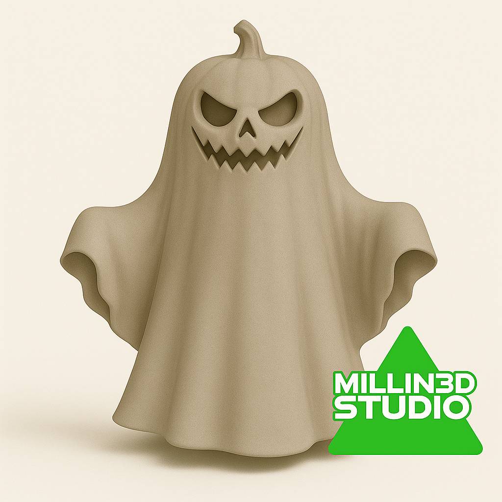 3D Printer Files | 3MF File | Spooky Scary Halloween Pumpkin Ghost ...