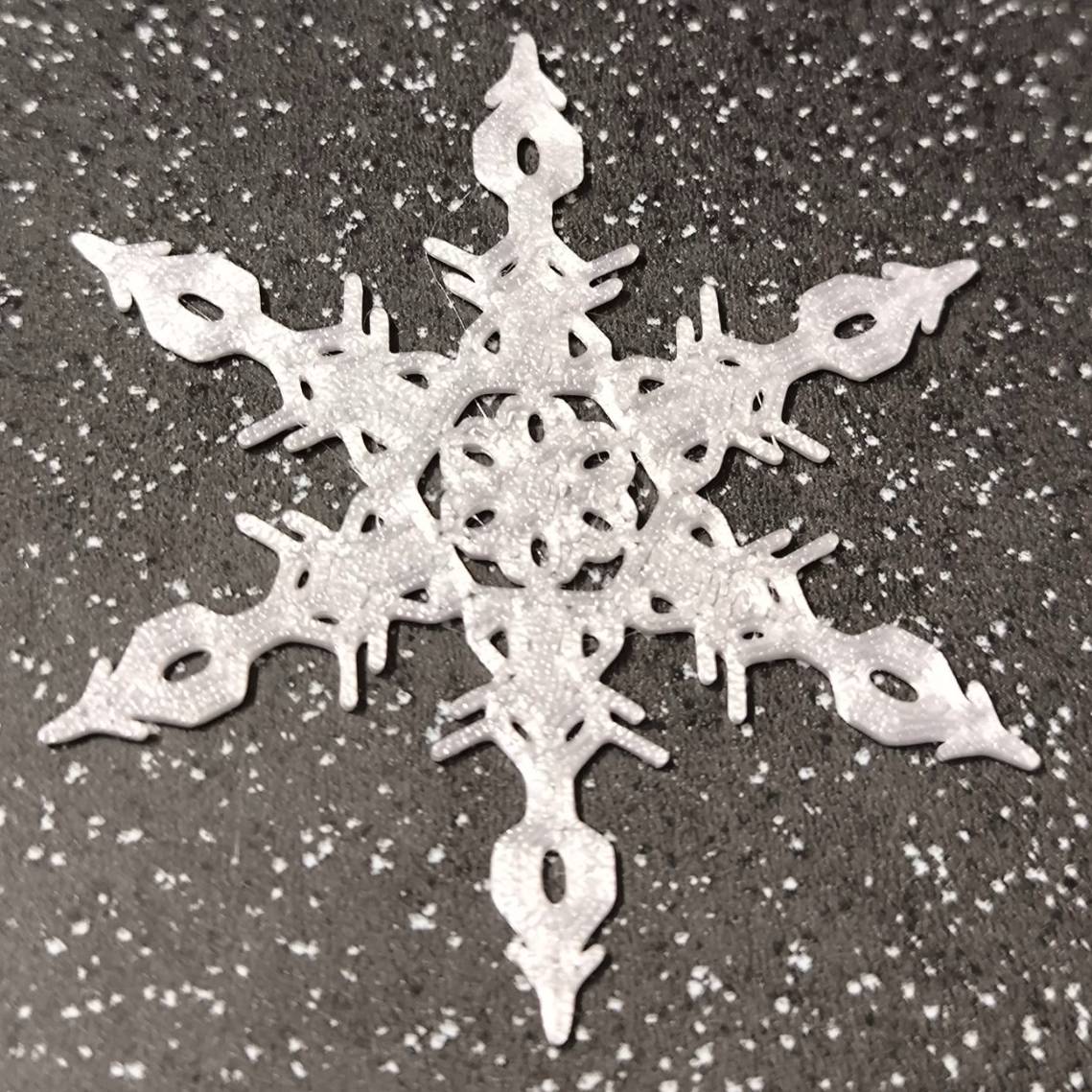 3D Printer Files | 3MF File | Snowflake 4. Wall decoration | Creality Cloud