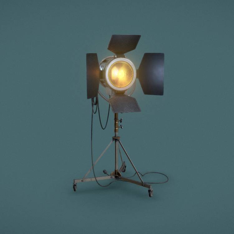 Lighting & Lamps STL Download - Spotlight On Tripodby neagww