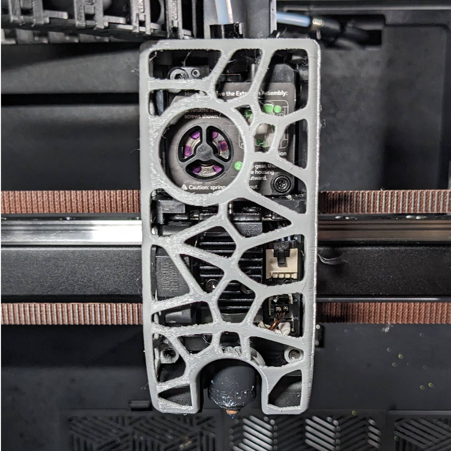 3D Printer Files | 3MF File | K2 Plus Extruder Cover Voronoi | Creality ...